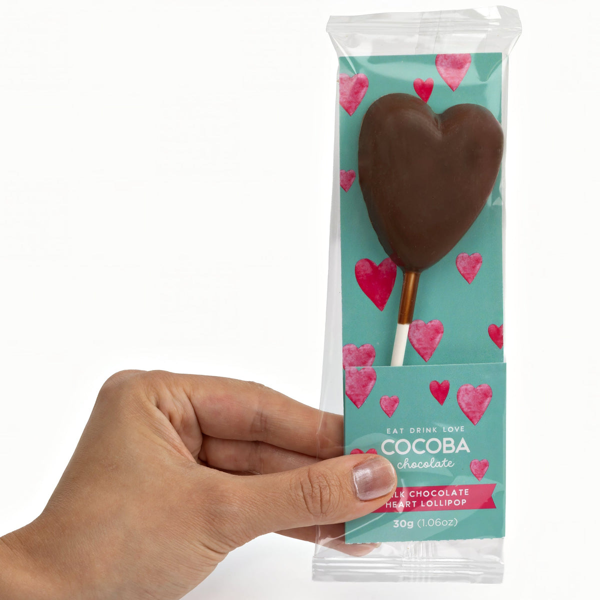 Heart Shaped Milk Chocolate Lollipop for Kids | Sweet Party Favors ...